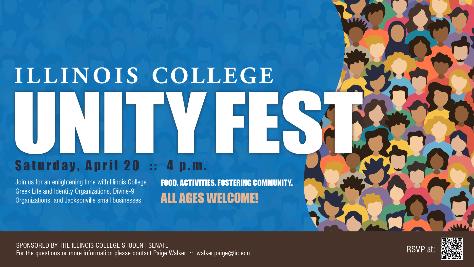 Unity Fest aims to bring the campus and the community together on April 20, 2024 | Illinois College